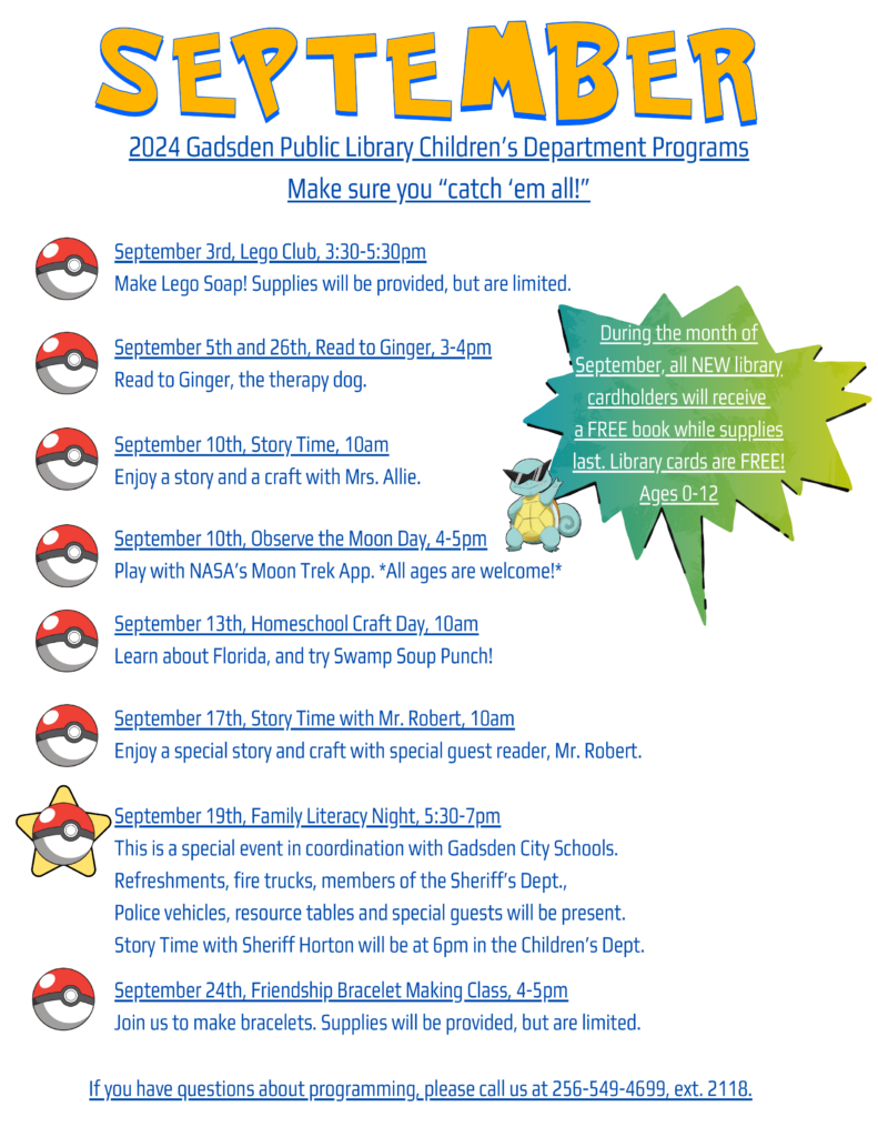 Children's Department - Gadsden Public Library